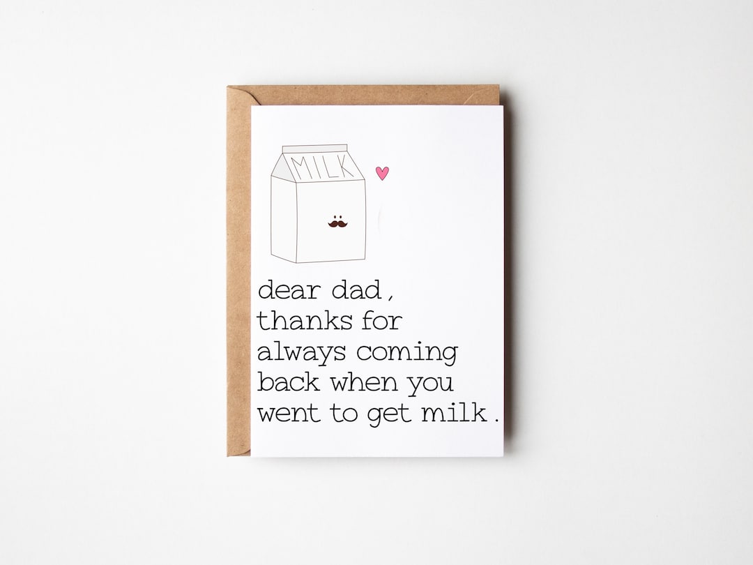 Father's Day Card, Birthday Card Dad, Funny Cards, Pun Cards, Cute ...