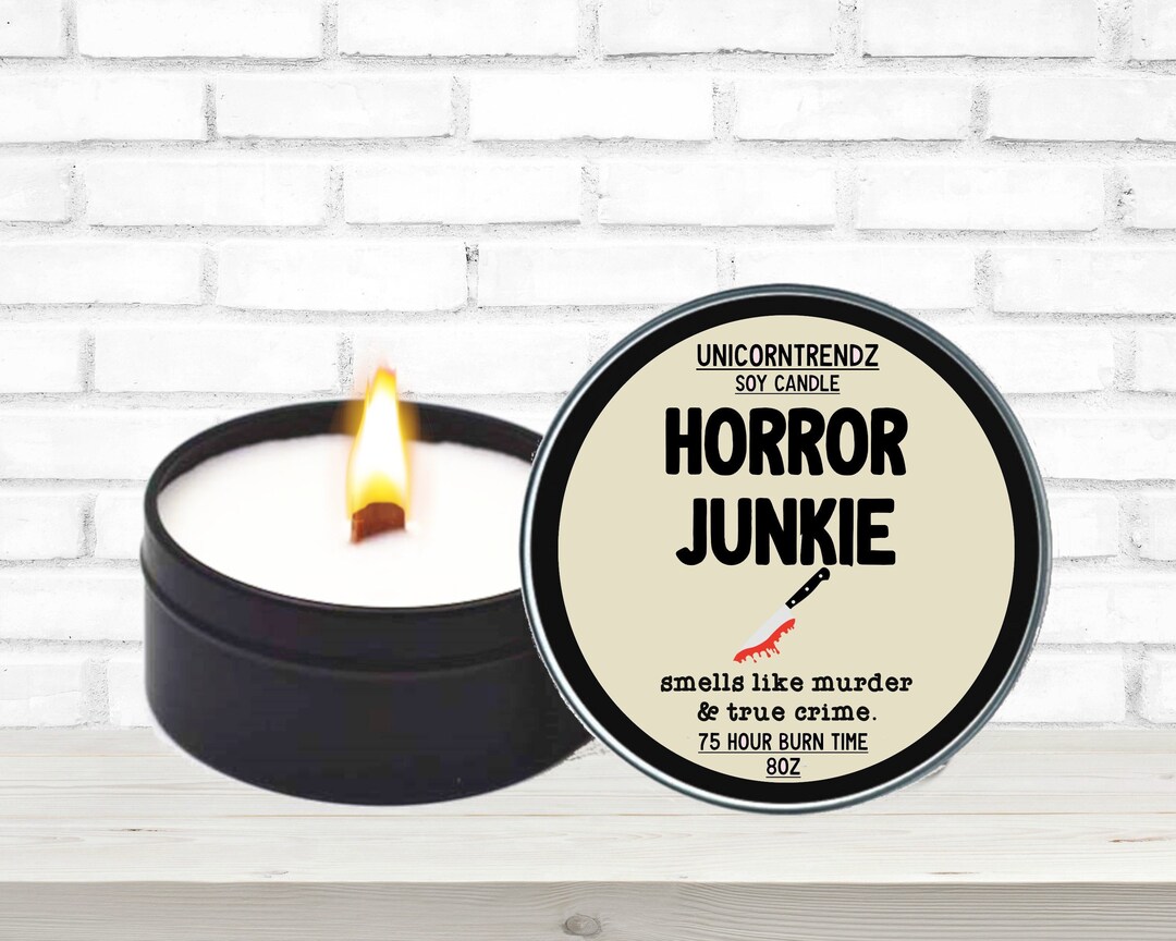 Halloween Candle, Horror Candle, Halloween Decor, Fall Candle, True ...