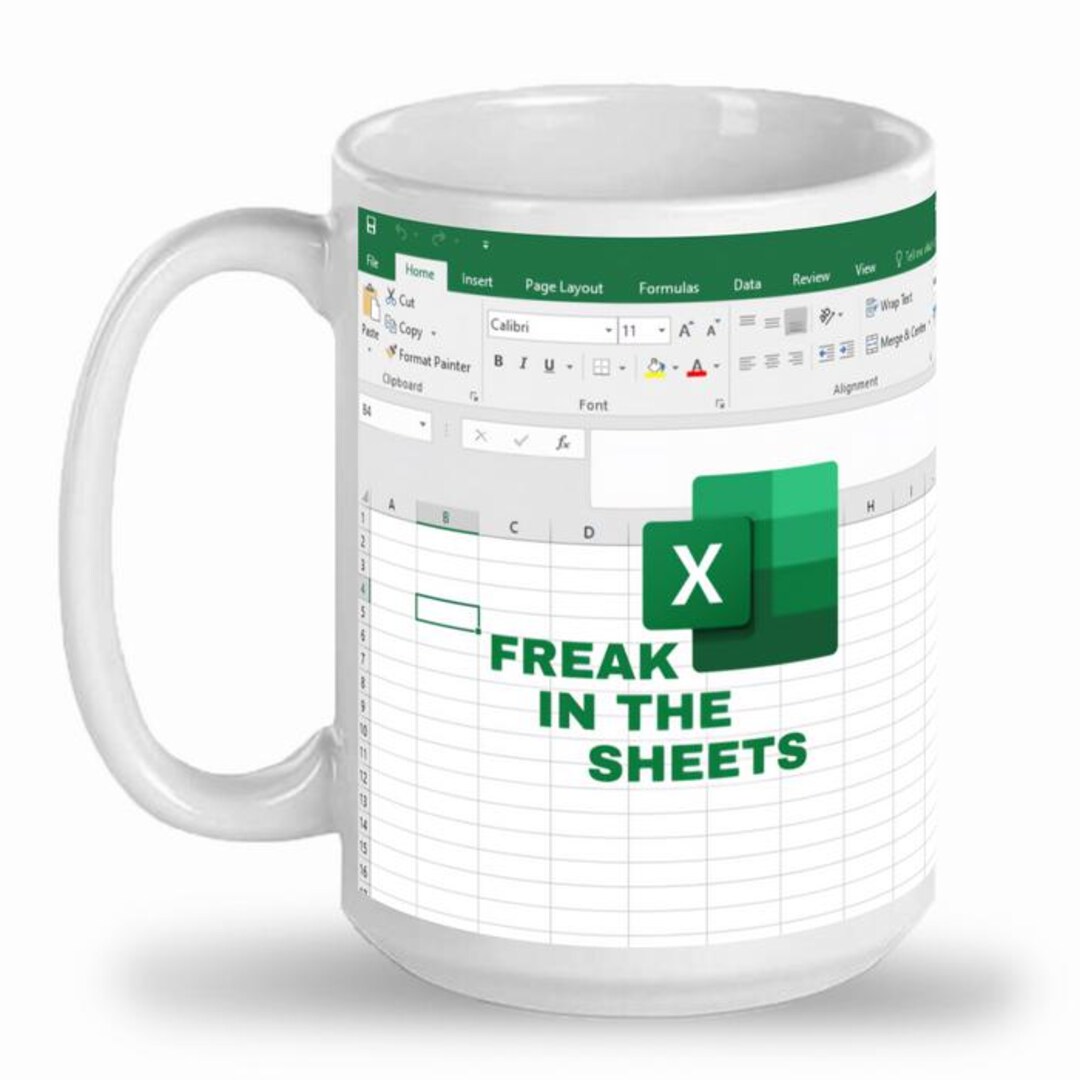 Boss Gift Idea, Freak in the Sheets - Excel Spreadsheet Lover Worker ...