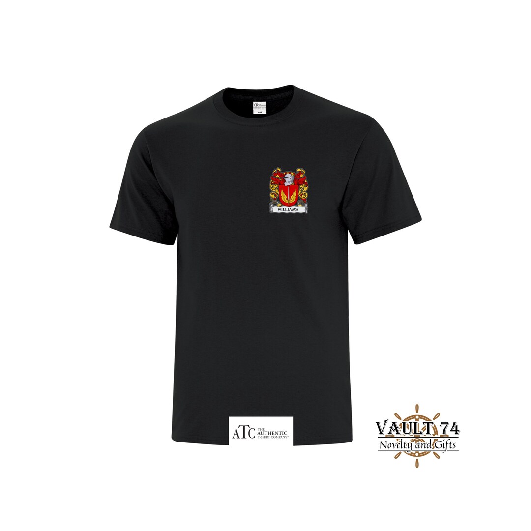 Williams Family Crest Coat of Arms T-shirt - Etsy