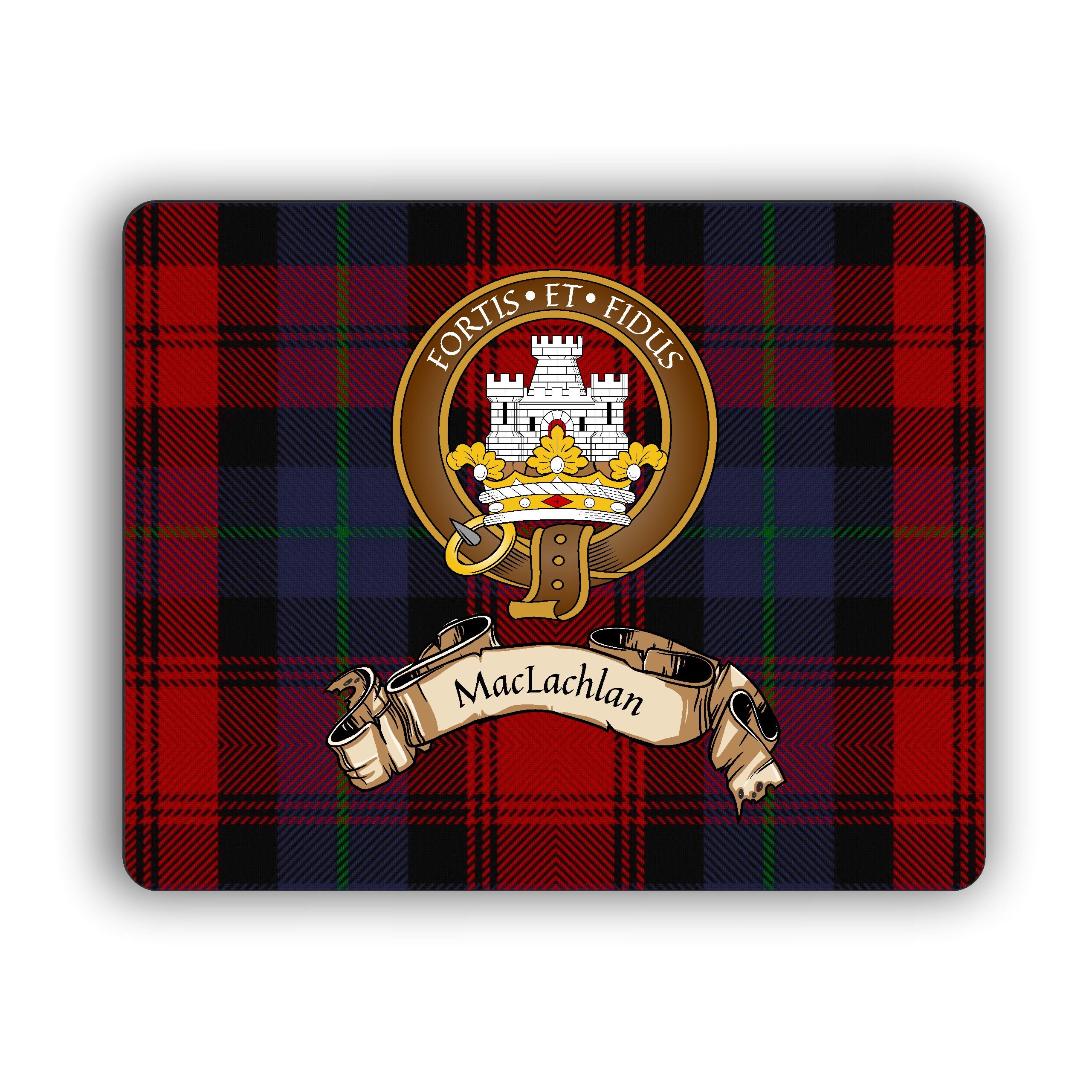 Maclachlan Scottish Clan Tartan Crest Computer Mouse Pad - Etsy