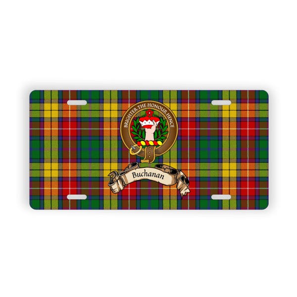 Tartan License Plate - Etsy