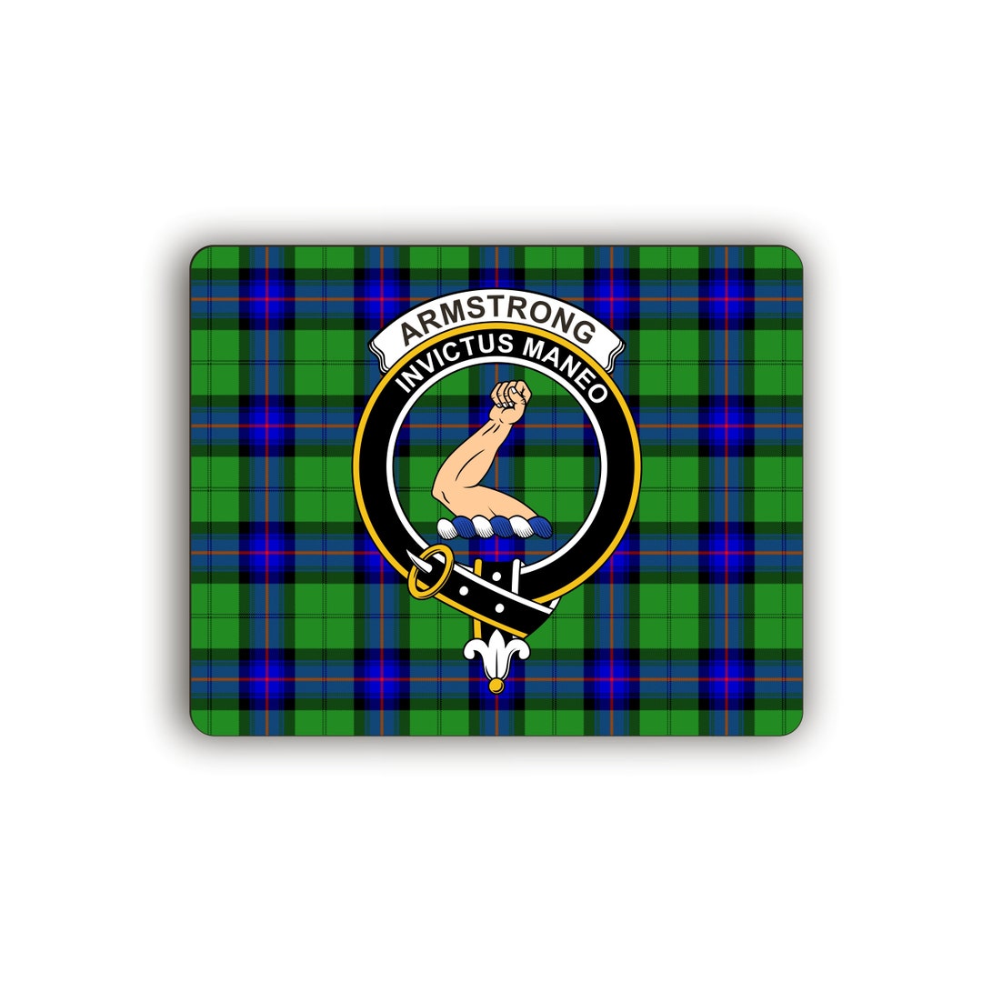 Armstrong Scottish Clan Crest Tartan Computer Mouse Pad - Etsy