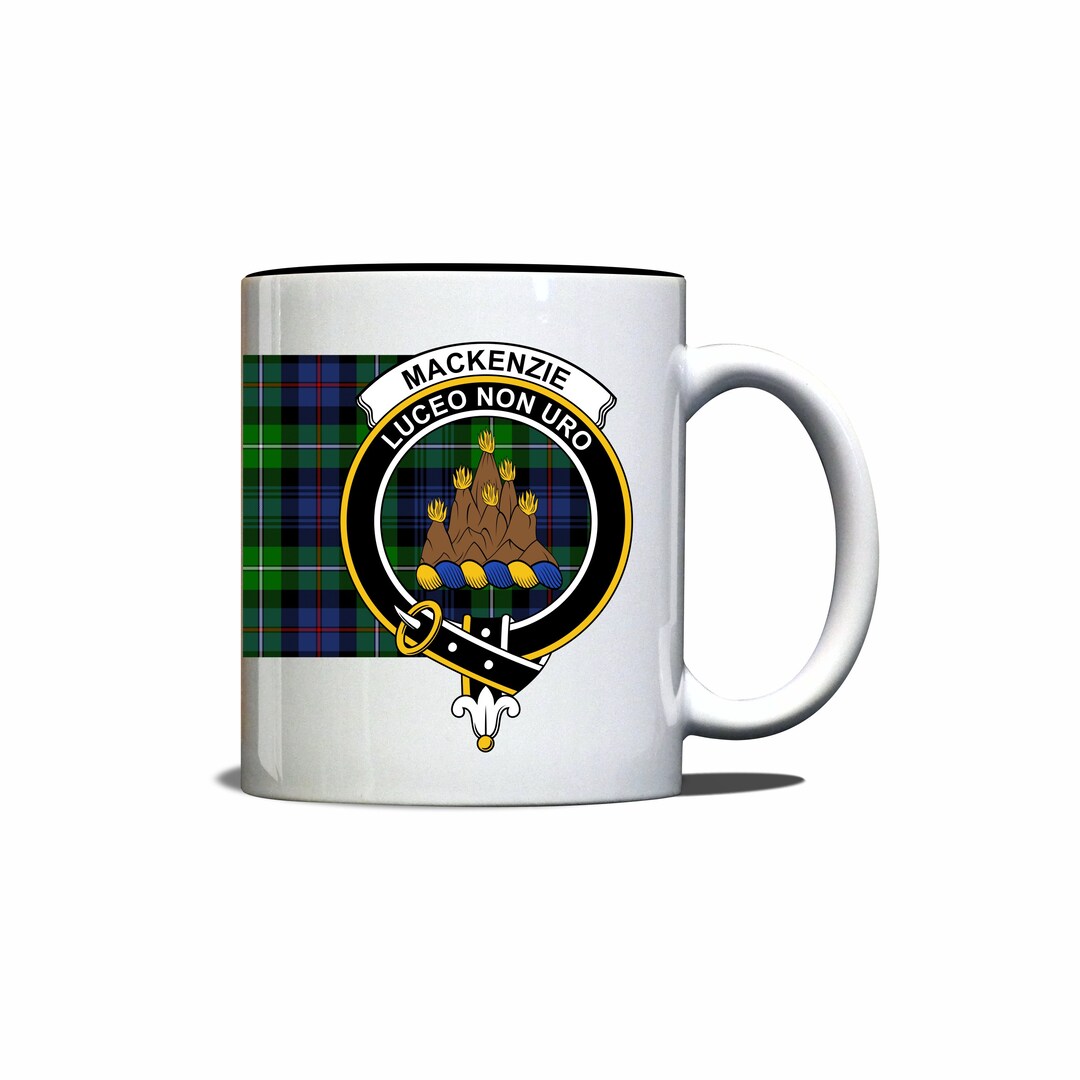 Mackenzie Scottish Clan Tartan Crest Motto 11oz Mug - Etsy
