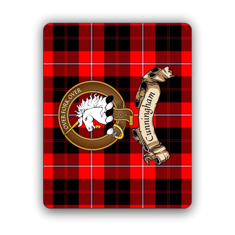 Cunningham Scottish Clan Crest Computer Mouse Pad - Etsy