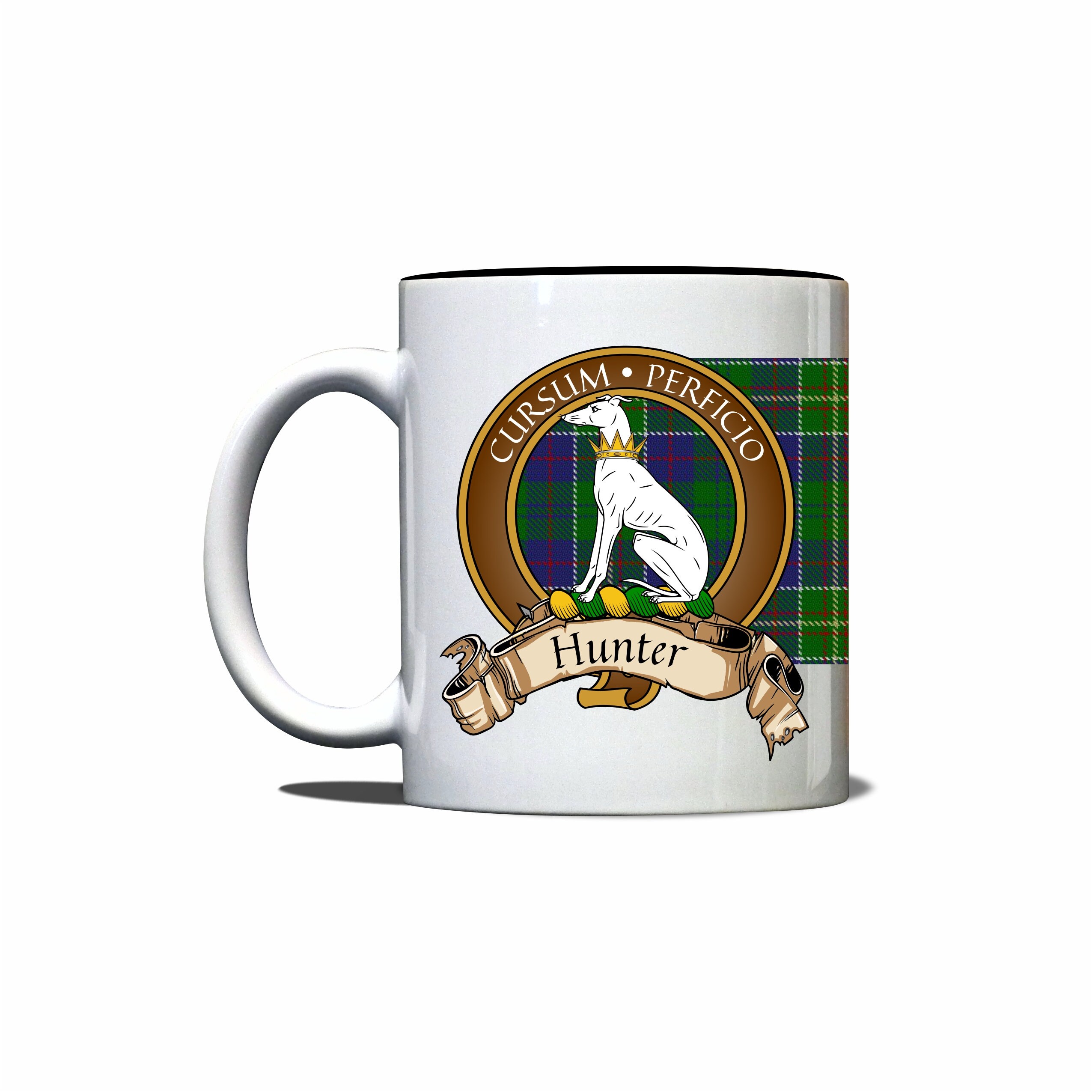 Home & Living Kitchen & Dining Hunter Scottish Clan Tartan Family Crest ...