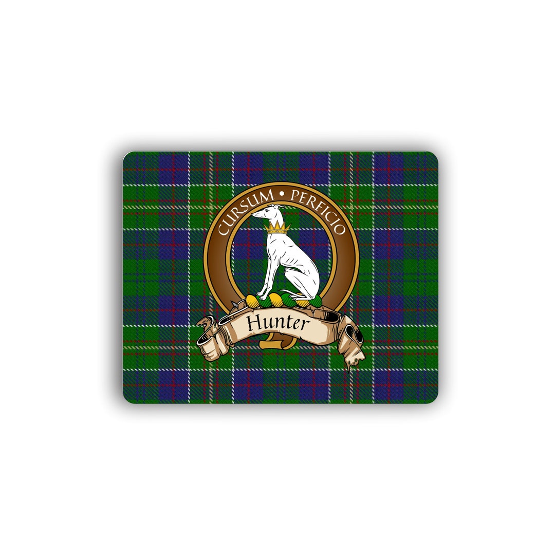 Hunter Scottish Clan Crest Computer Mouse Pad - Etsy