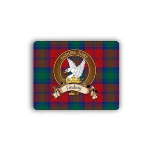Lindsay Scottish Clan Crest Computer Mouse Pad - Etsy