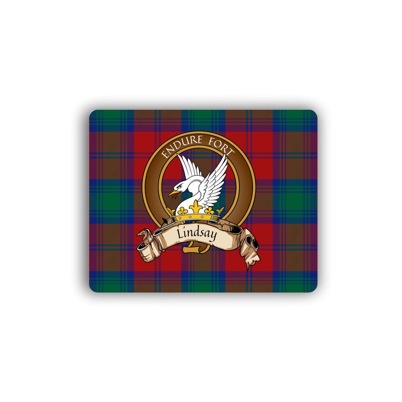 Lindsay Scottish Clan Crest Computer Mouse Pad - Etsy