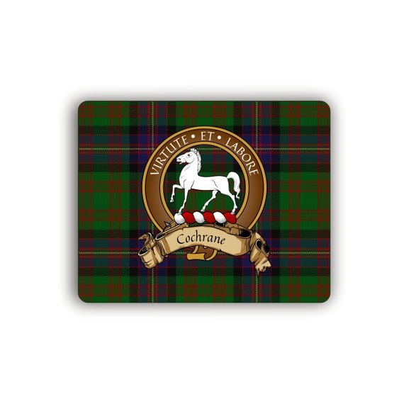 Cochrane Scottish Clan Crest Computer Mouse Pad | Etsy