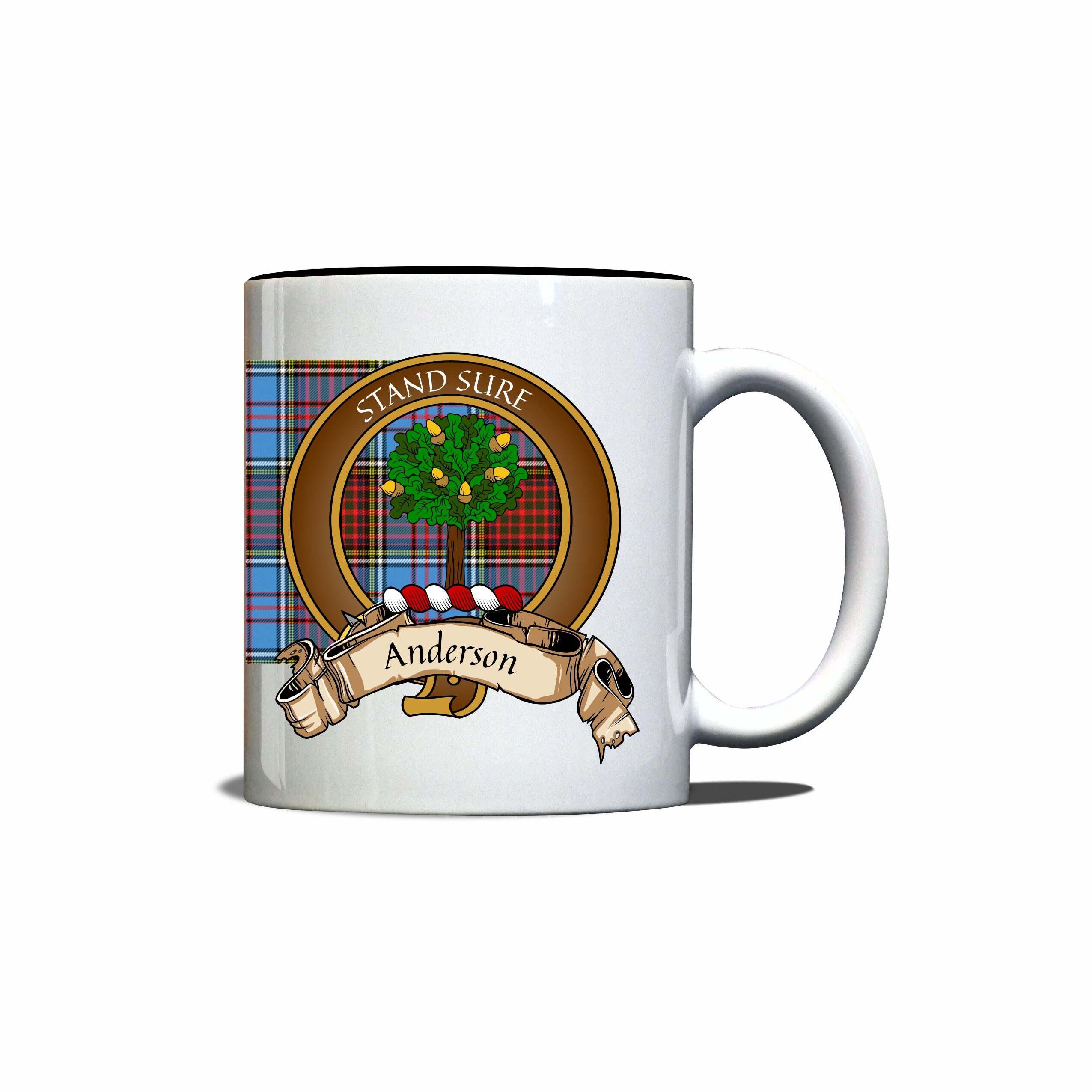 Anderson Scottish Clan Tartan Crest Motto Mug - Etsy