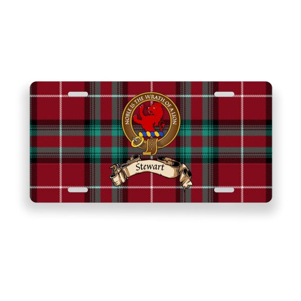 Tartan License Plate - Etsy