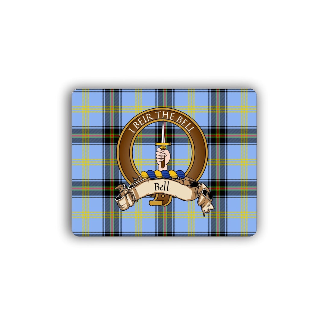 Bell Scottish Clan Crest Computer Mouse Pad - Etsy