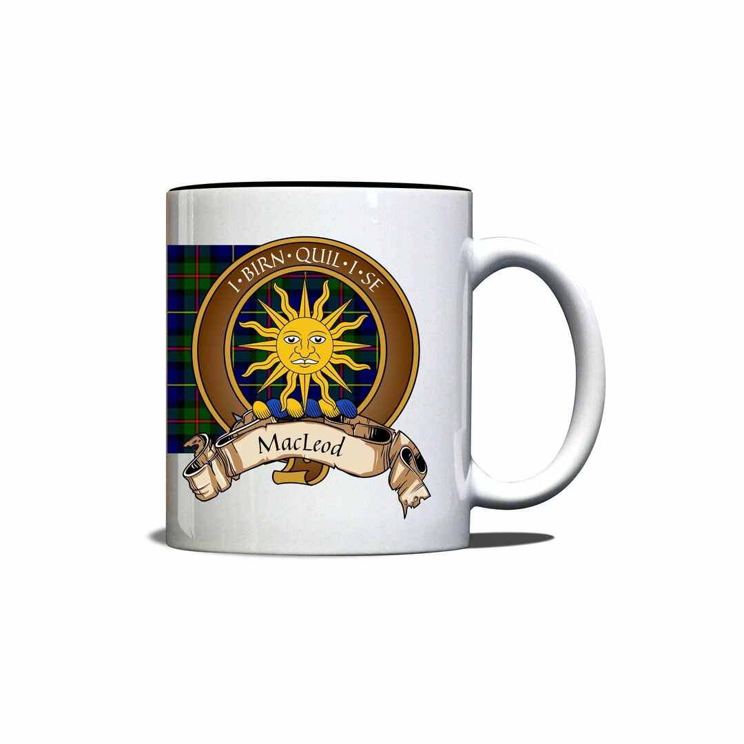 Macleod of Lewis Hunting Scottish Clan Tartan Crest Motto Mug - Etsy