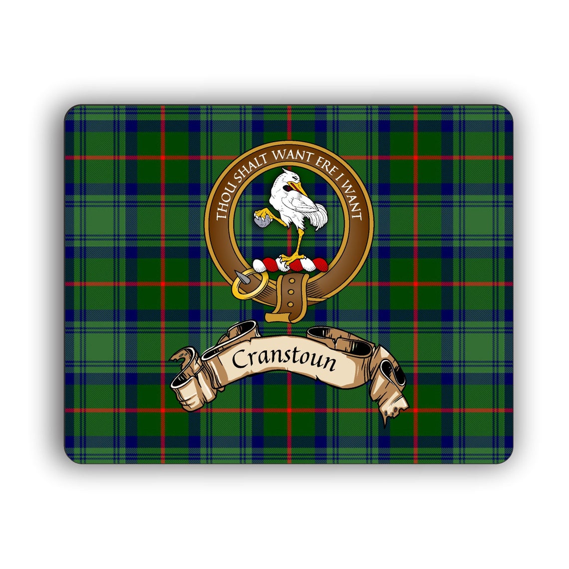 Cranstoun Scottish Clan Crest Computer Mouse Pad - Etsy