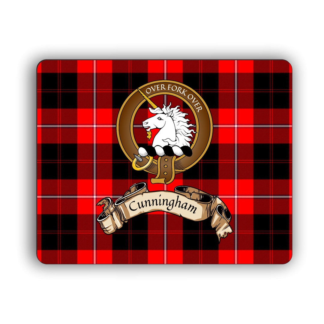 Cunningham Scottish Clan Crest Computer Mouse Pad - Etsy