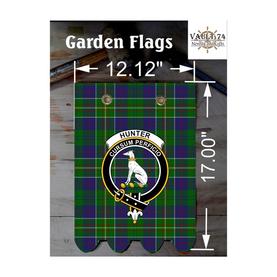 Home & Living Kitchen & Dining Hunter Scottish Clan Tartan Family Crest ...
