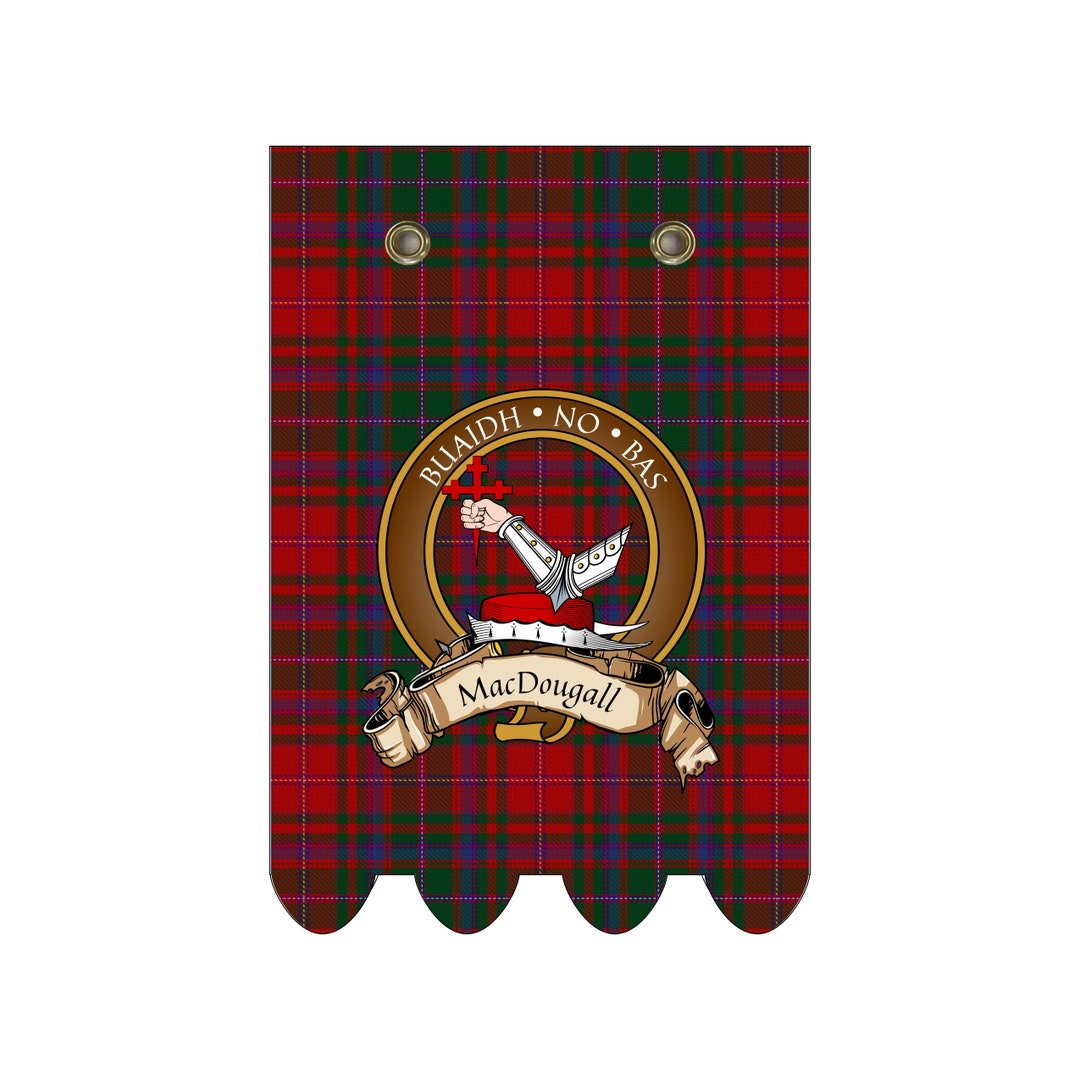 Macdougall Scottish Clan Tartan Family Crest Canvas Garden Flag - Etsy