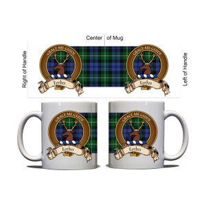 Forbes Scottish Clan Tartan Crest Motto 11oz Mug - Etsy