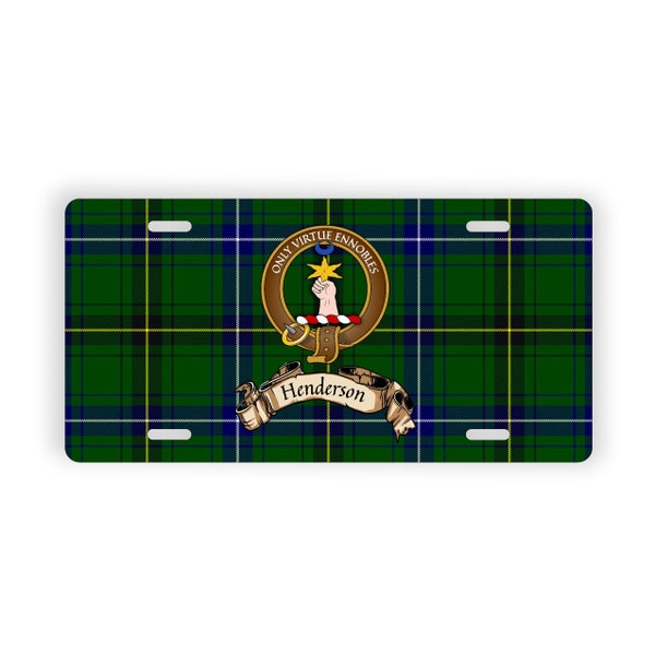 Tartan License Plate - Etsy