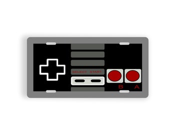 Nintendo NES Retro Video Game Controller Novelty License Plate - Etsy