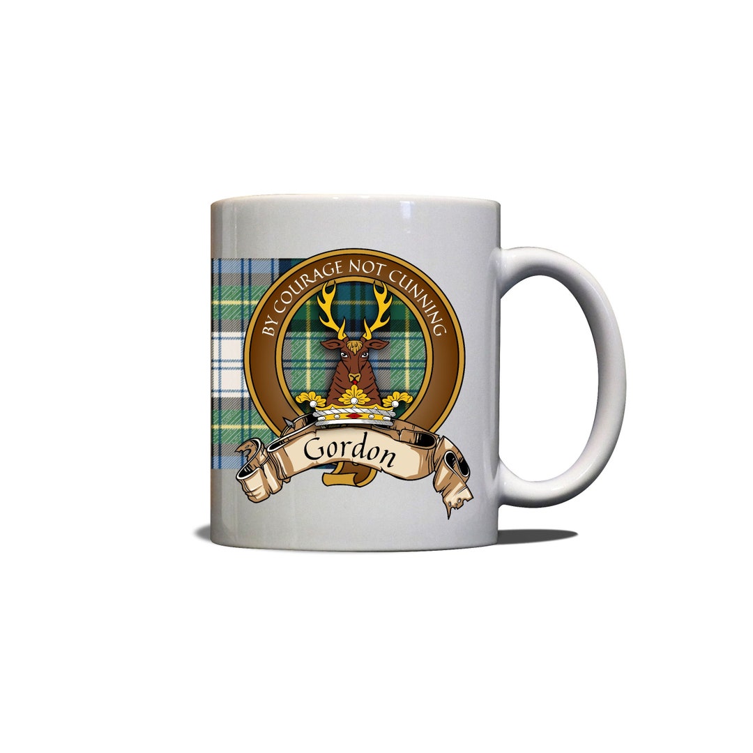 Gordon Scottish Clan Dress Tartan Crest Motto 11oz Mug - Etsy
