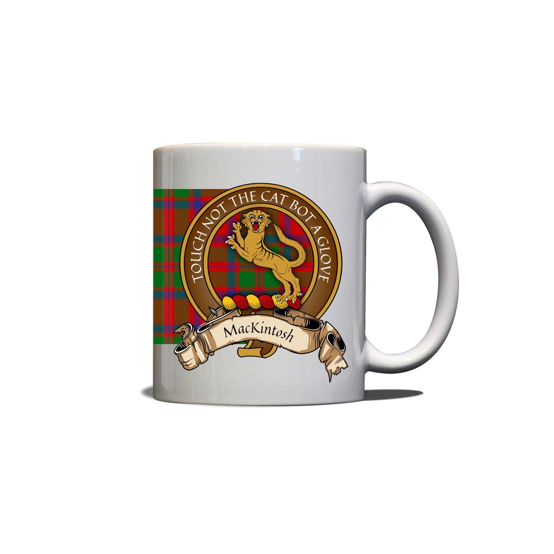 Mackintosh Scottish Clan Tartan Crest Motto 11oz Mug - Etsy
