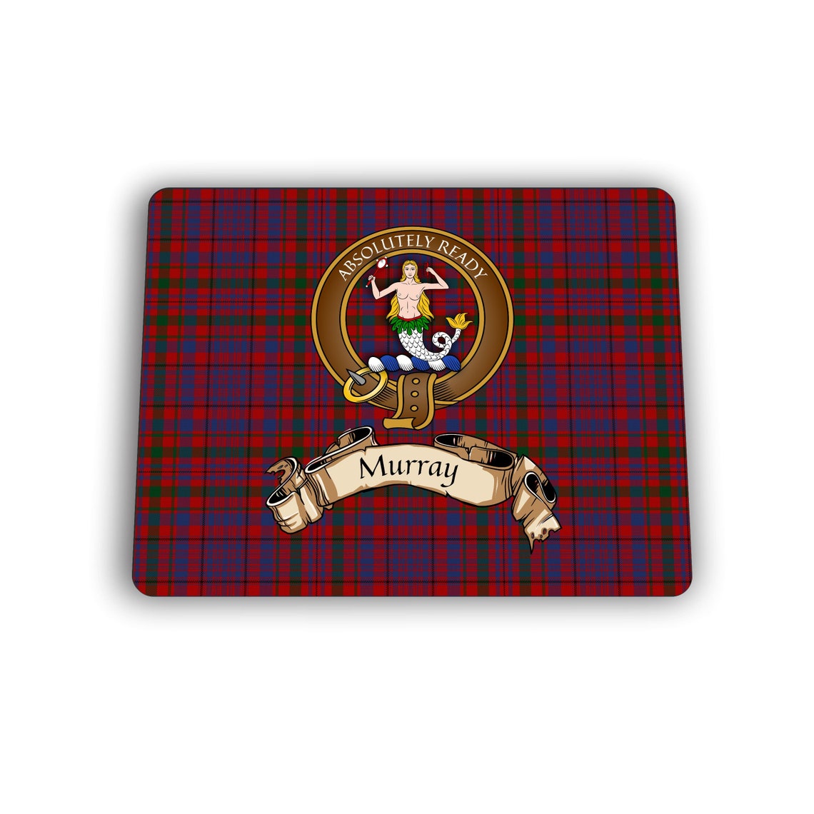Murray Scottish Clan Tartan Crest Computer Mouse Pad - Etsy Canada