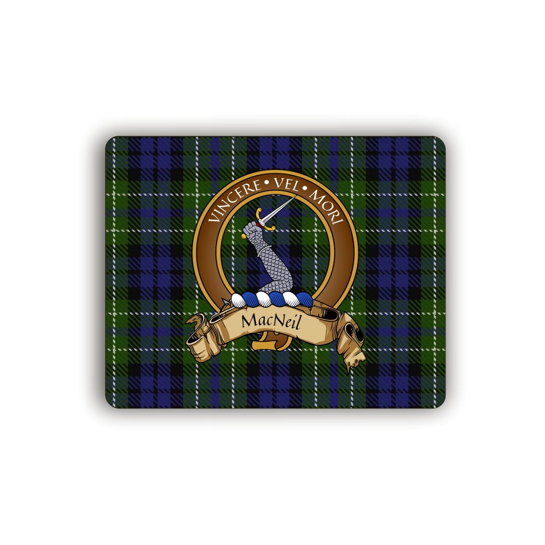 Macneil Scottish Clan Crest Computer Mouse Pad - Etsy