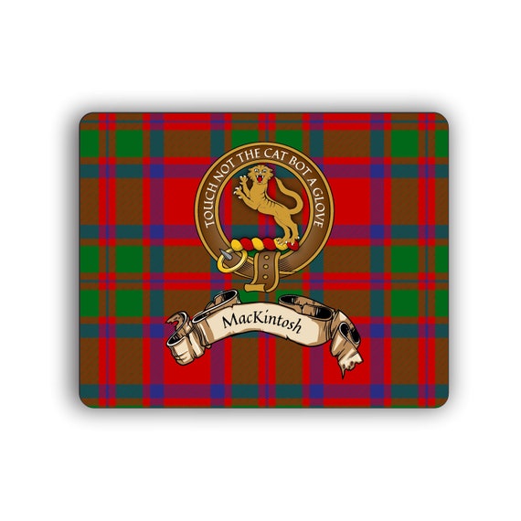 Mackintosh Scottish Clan Crest Computer Mouse Pad | Etsy