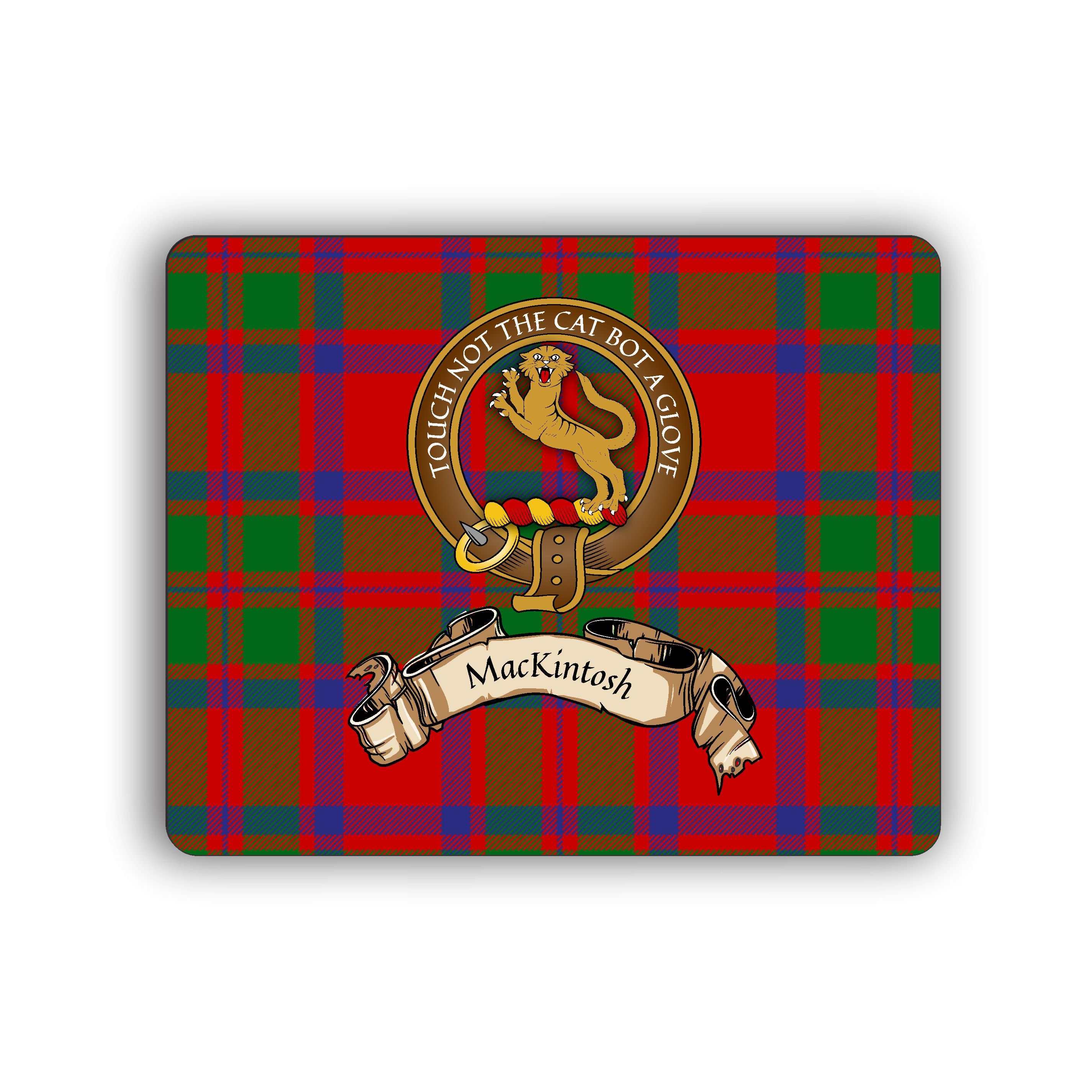 Mackintosh Scottish Clan Crest Computer Mouse Pad - Etsy