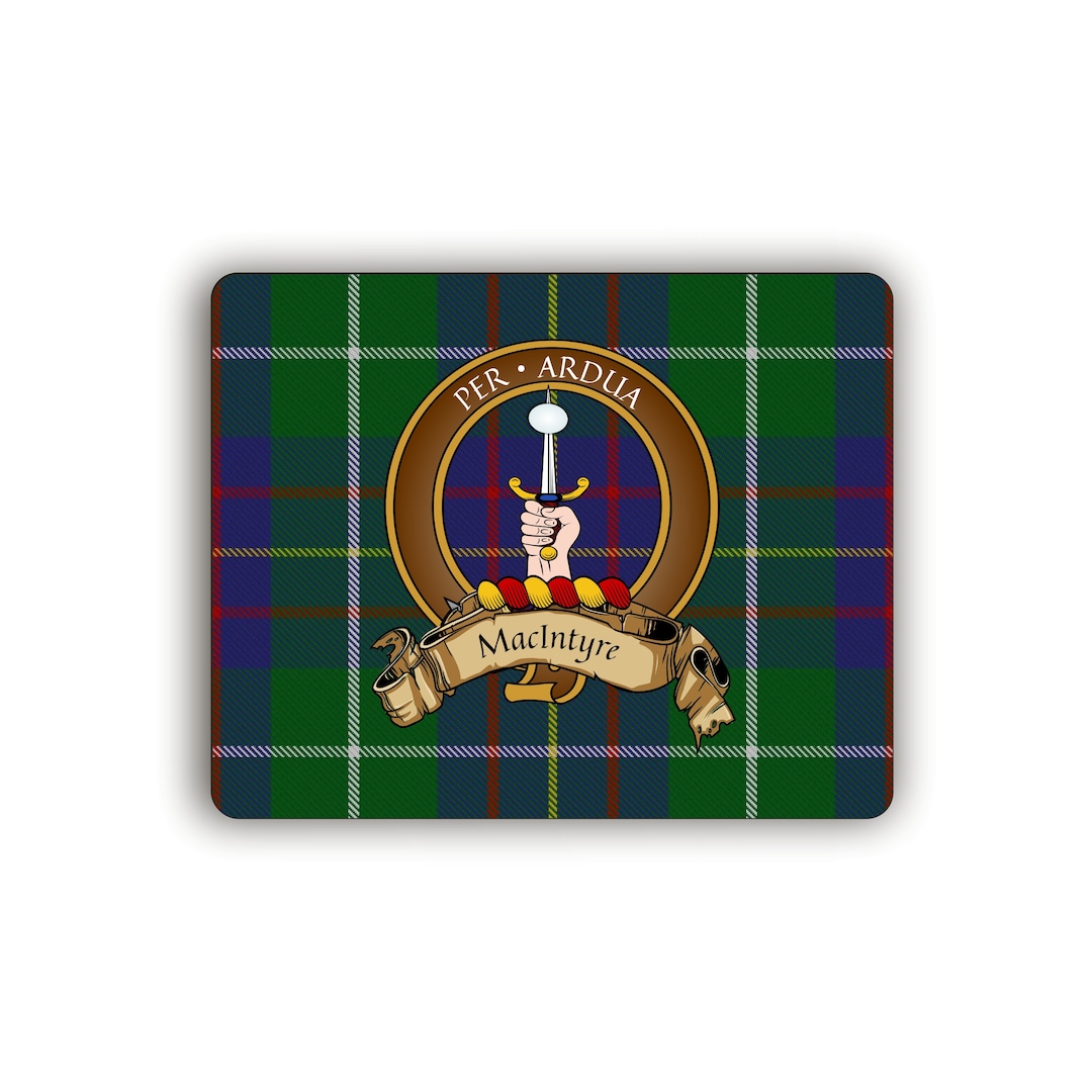 Macintyre Scottish Clan Crest Computer Mouse Pad - Etsy