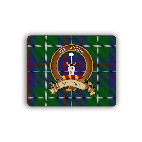 Macintyre Scottish Clan Crest Computer Mouse Pad | Etsy