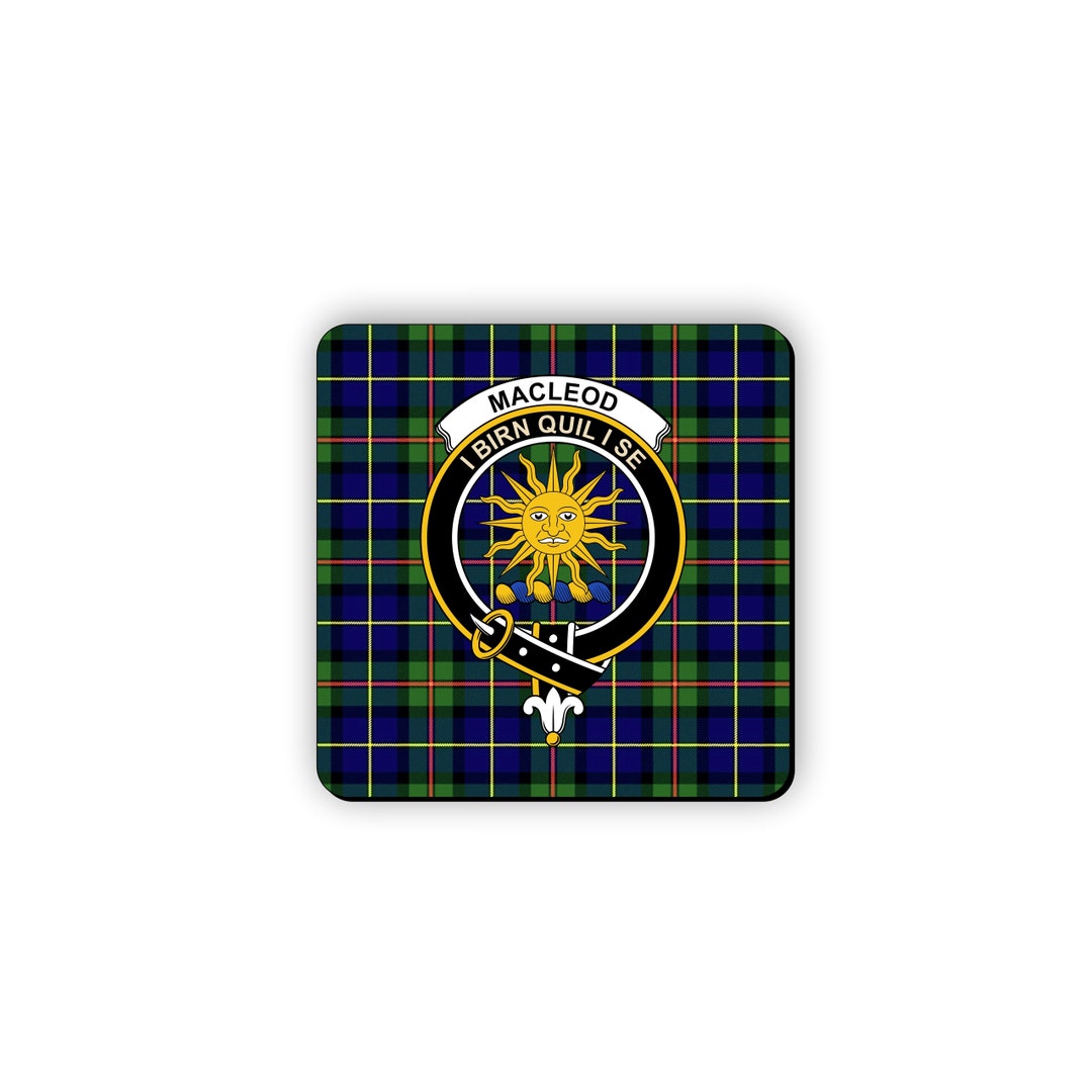 Macleod of Lewis Hunting Scottish Clan Tartan Motto Crest Rubber ...