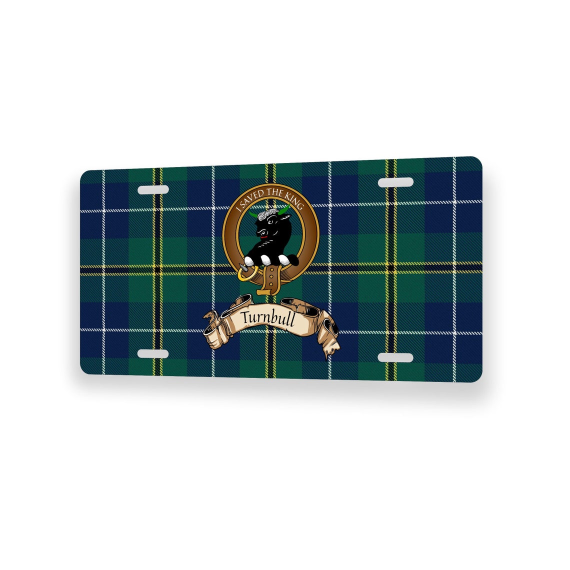 Turnbull Scottish Clan Hunting Tartan Crest Novelty License - Etsy Canada
