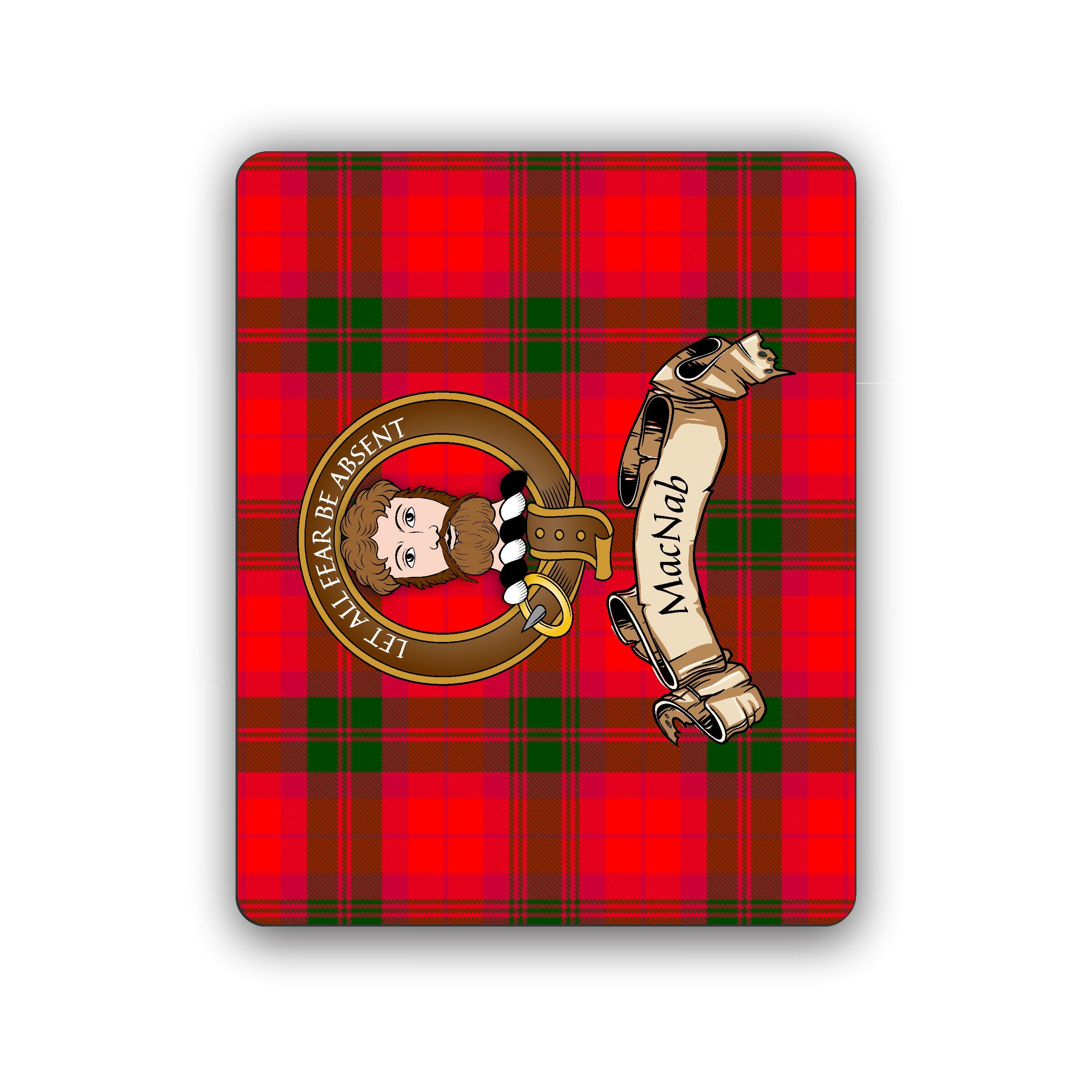 Macnab Scottish Clan Tartan Crest Computer Mouse Pad - Etsy