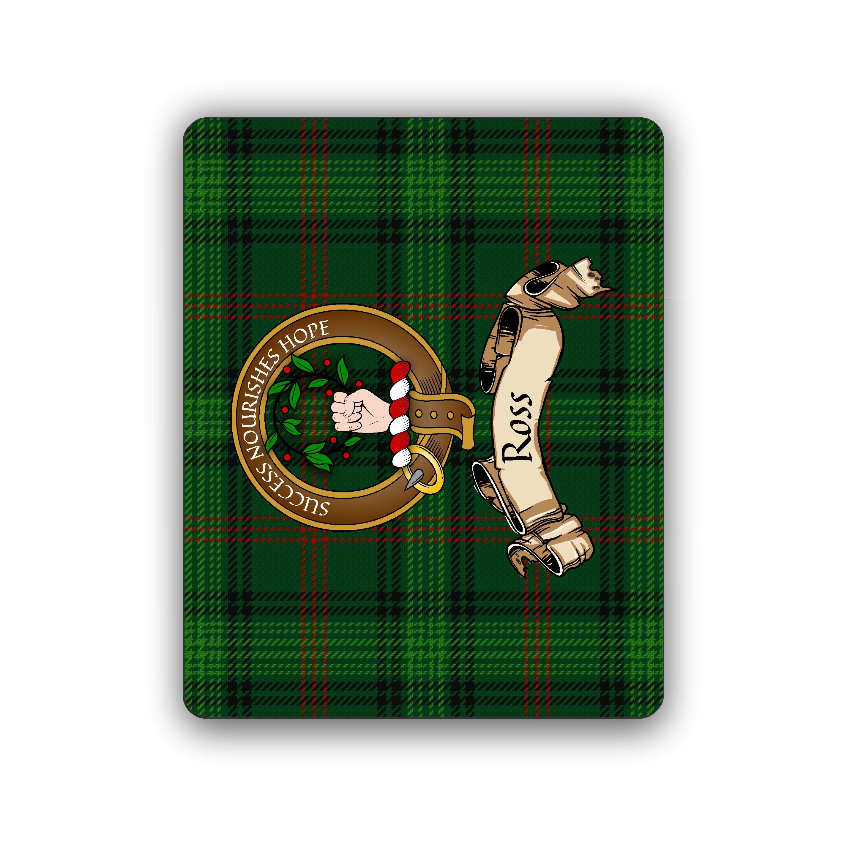 Ross Scottish Clan Hunting Tartan Crest Computer Mouse Pad - Etsy Canada