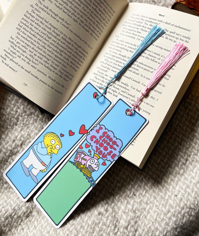 Handmade I Choo Choo Choose You Simpsons Bookmark, Ralph Wiggum ...