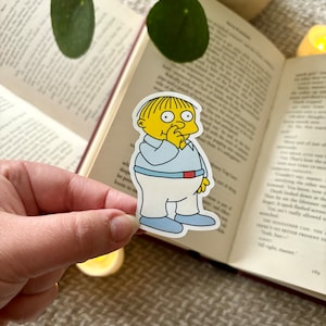Ralph Wiggum Handmade Simpsons Sticker, Glossy Vinyl Die-cut Kindle ...