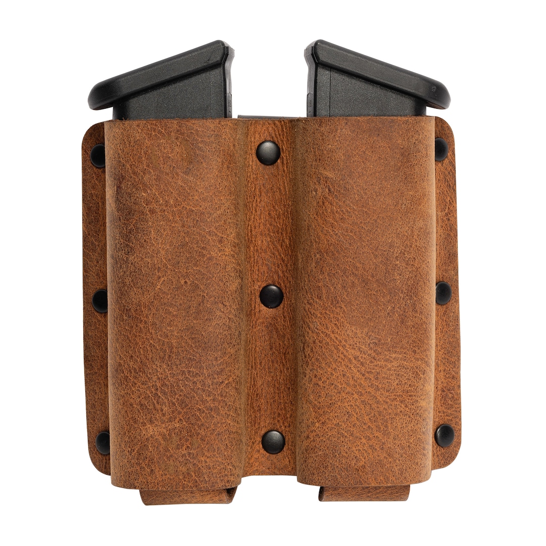 Glock 43 Double Magazine Holder Single Stack 9mm .40 .45 Fits Virtually ...
