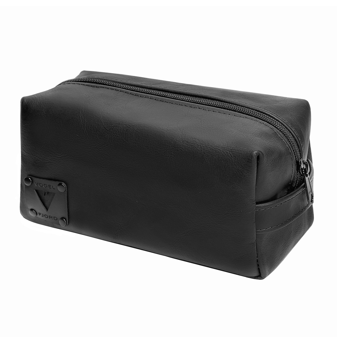 Personalized Black Leather Dopp Kit Bag, Mens Toiletry Bag, Mens Dopp ...
