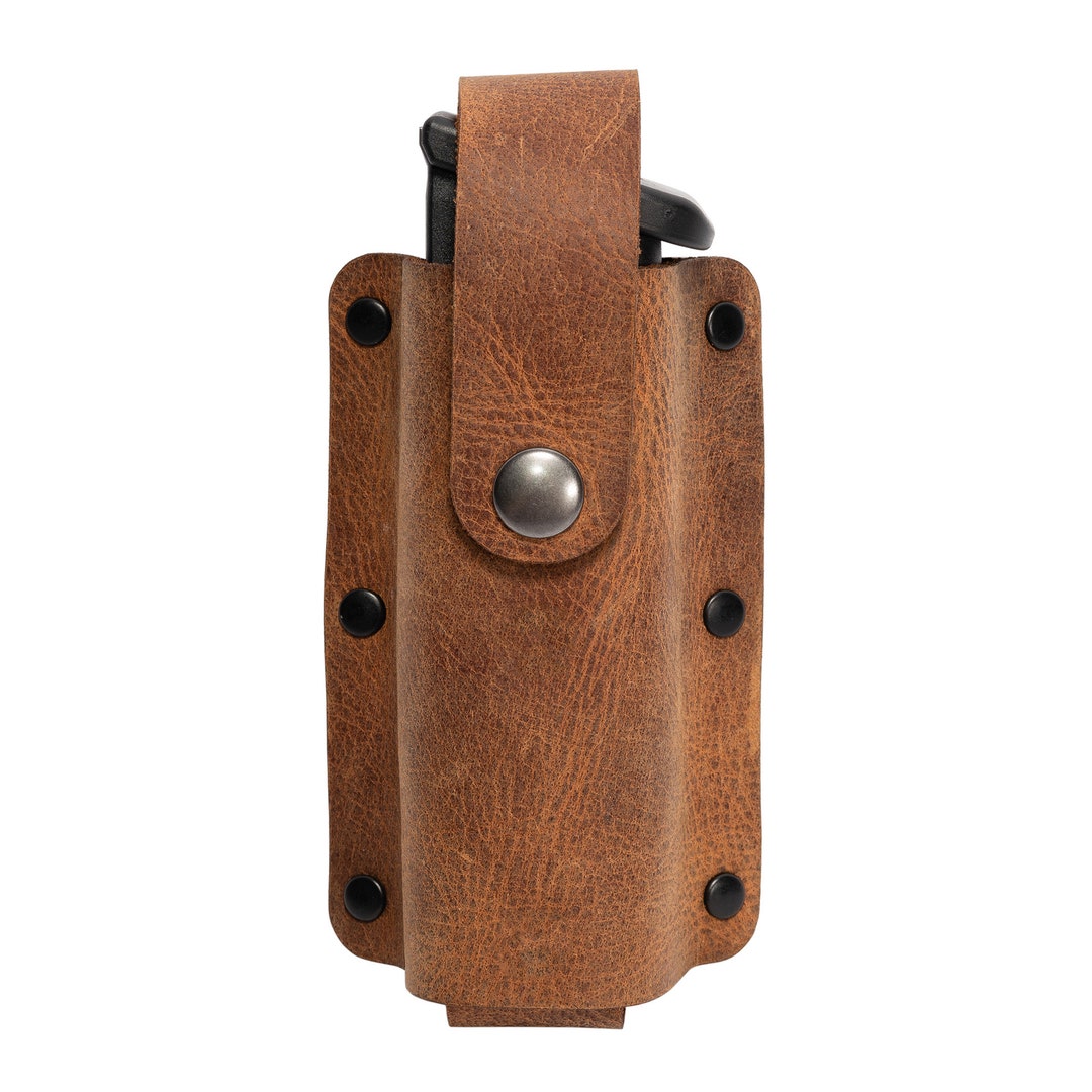 Ruger LCP Single Stack .380 Crazy Horse Leather Magazine Carrier With ...