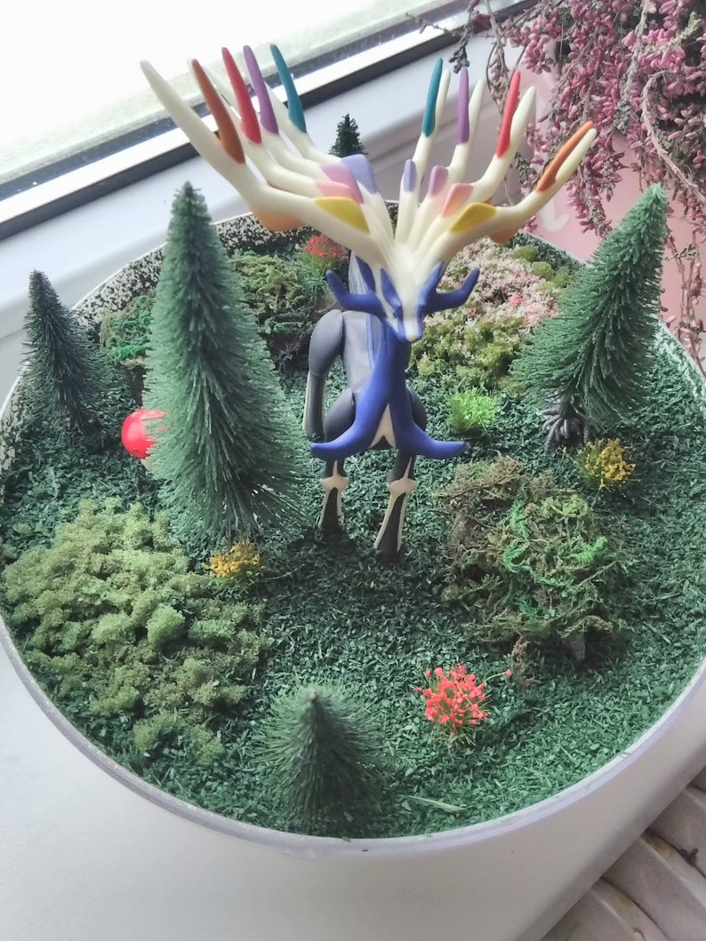 Custom Pokemon Terrarium Choose Your Pokemon Habitat and | Etsy