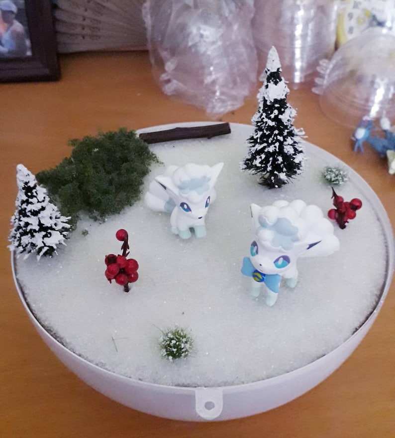 Custom Pokemon Terrarium Choose Your Pokemon Habitat and | Etsy