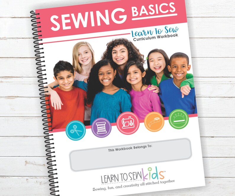 Girls Sewing Curriculum Program. Sewing Patterns. Workbooks for Kids to ...