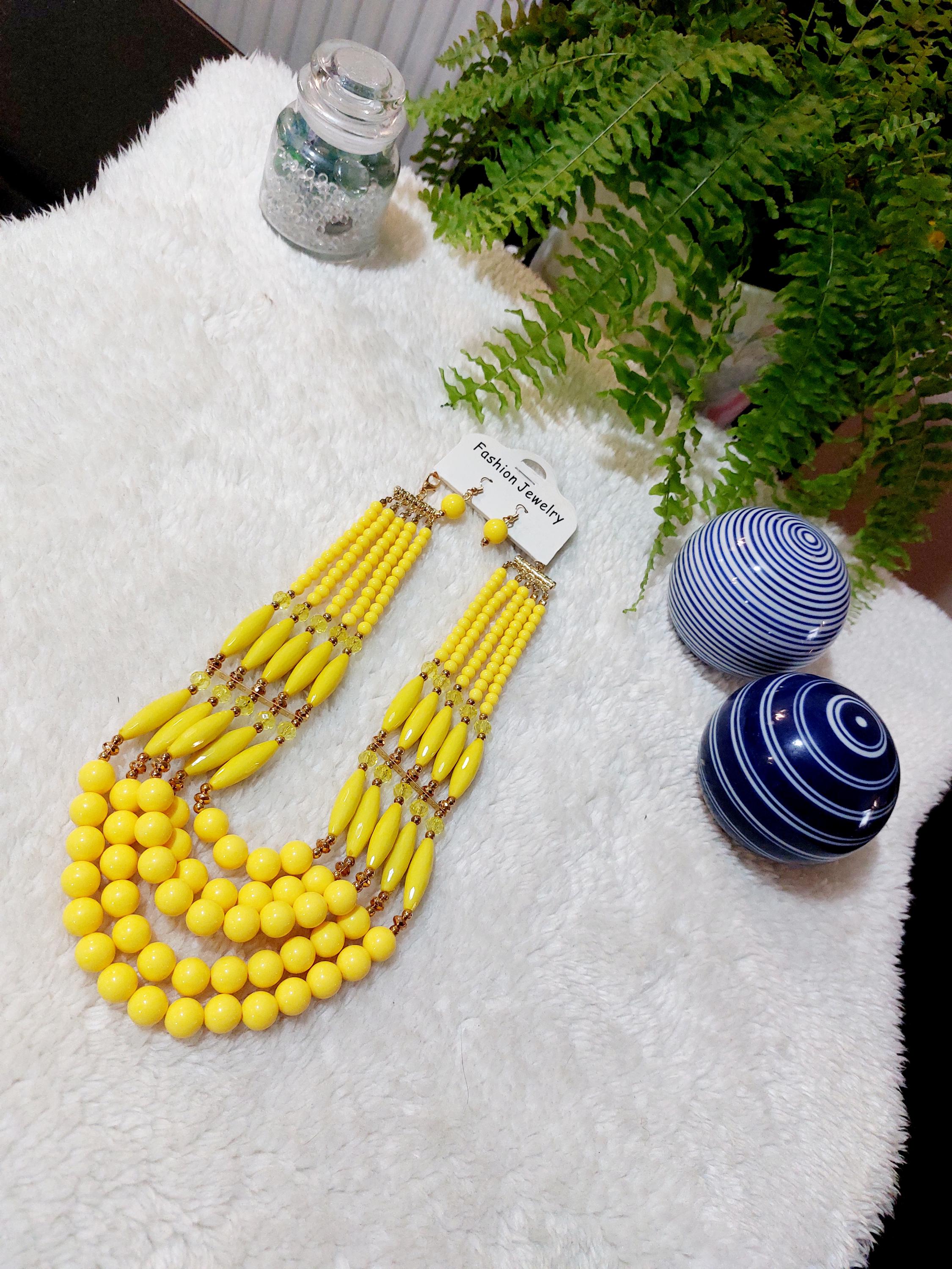 Nigerian Beads, Three Tiered Beads African Nigerian Beads (bridal ...