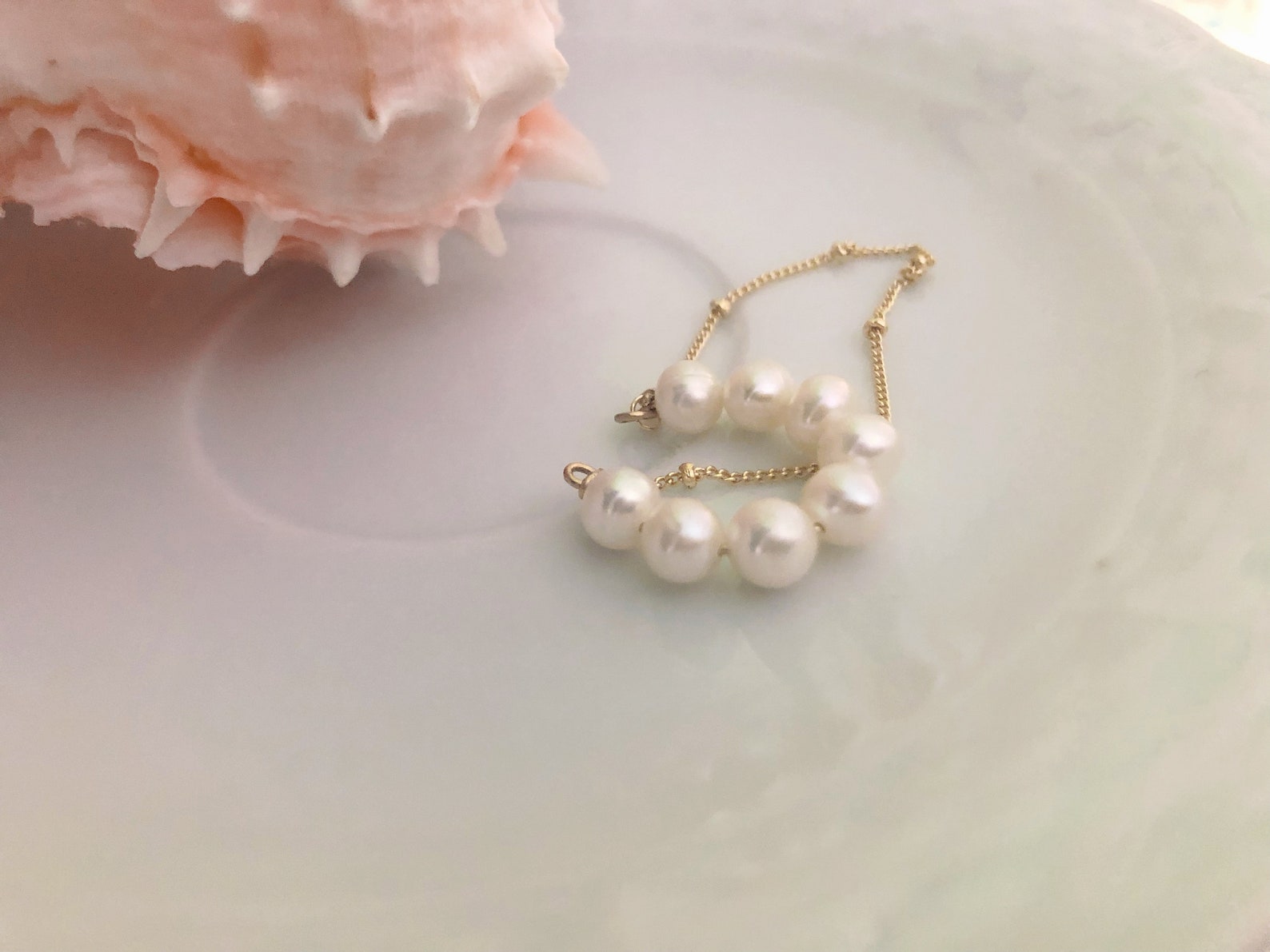 Genuine Pearl Ear Cuffs. Streetwear Earrings. Simple Ear Cuff. Ear Cuff ...