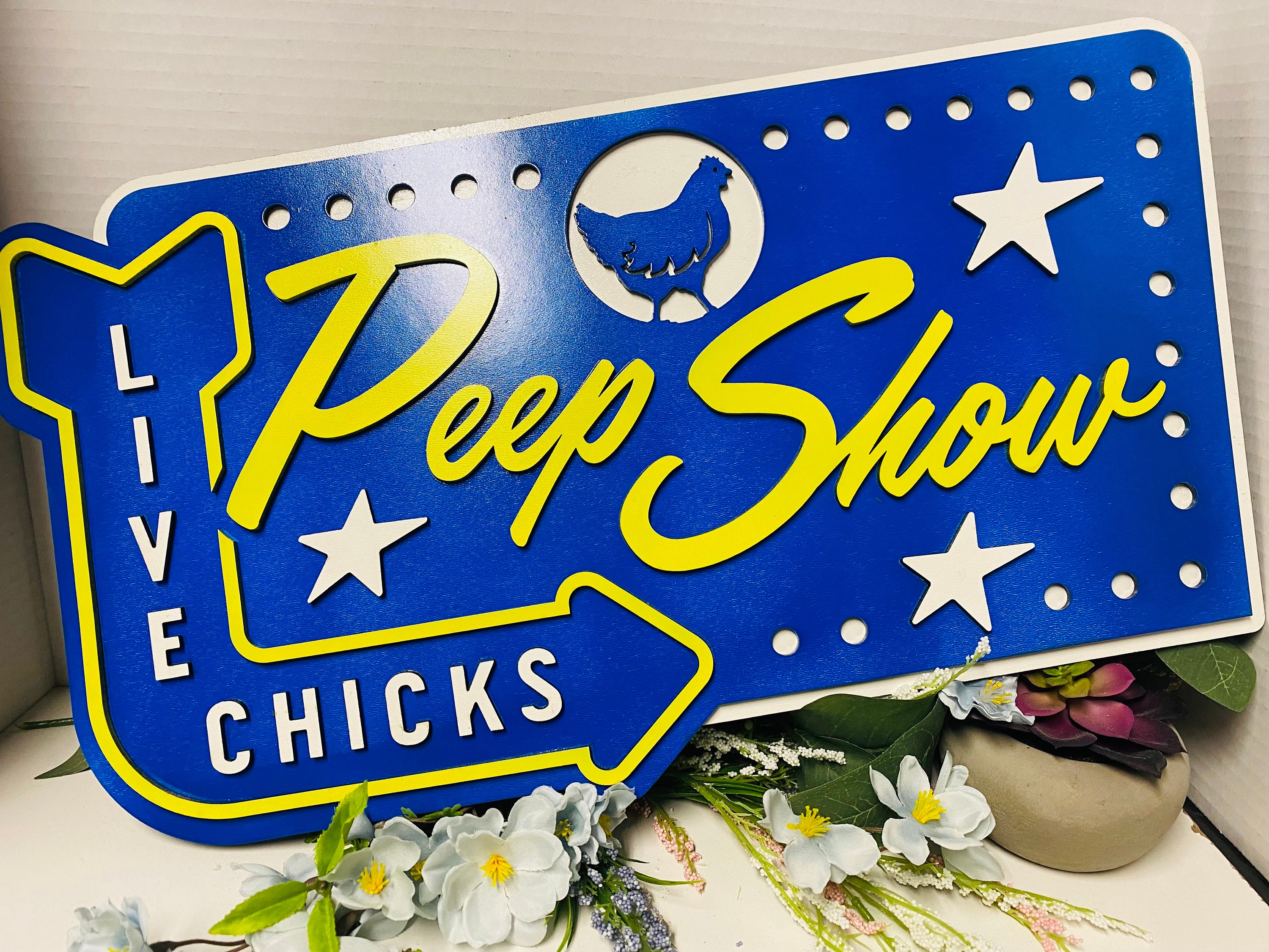 Peep Show Sign - Etsy