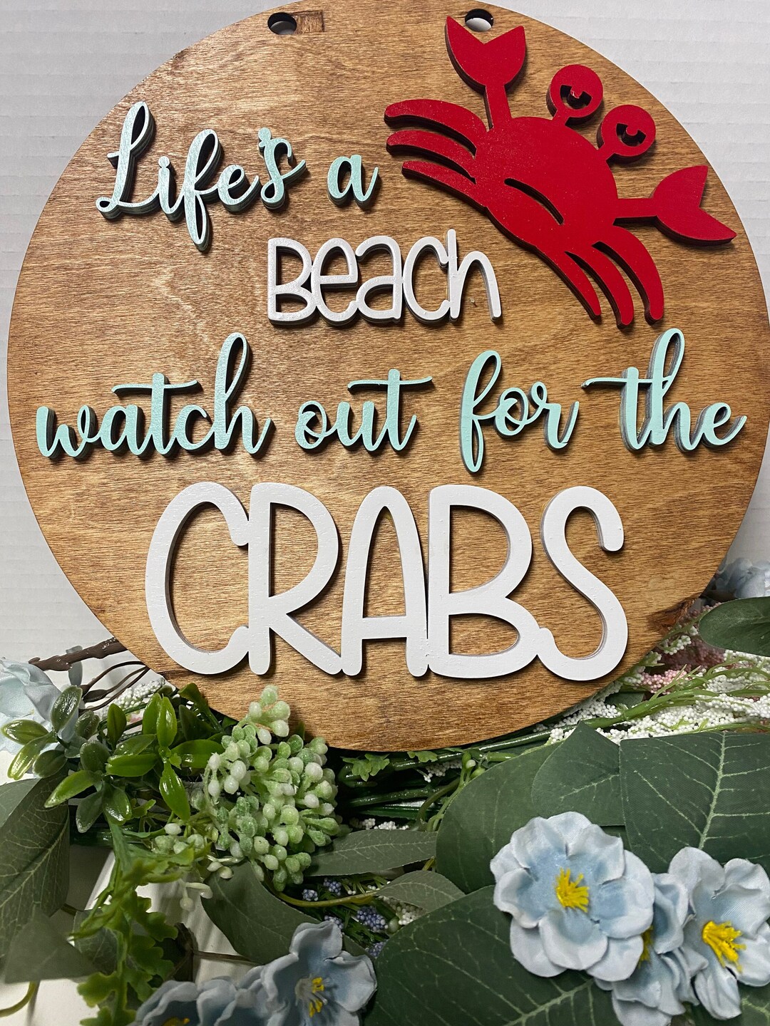 Hanging Beach Sign, Beach Life Decor, Vacation Decor, Sealife Decor ...