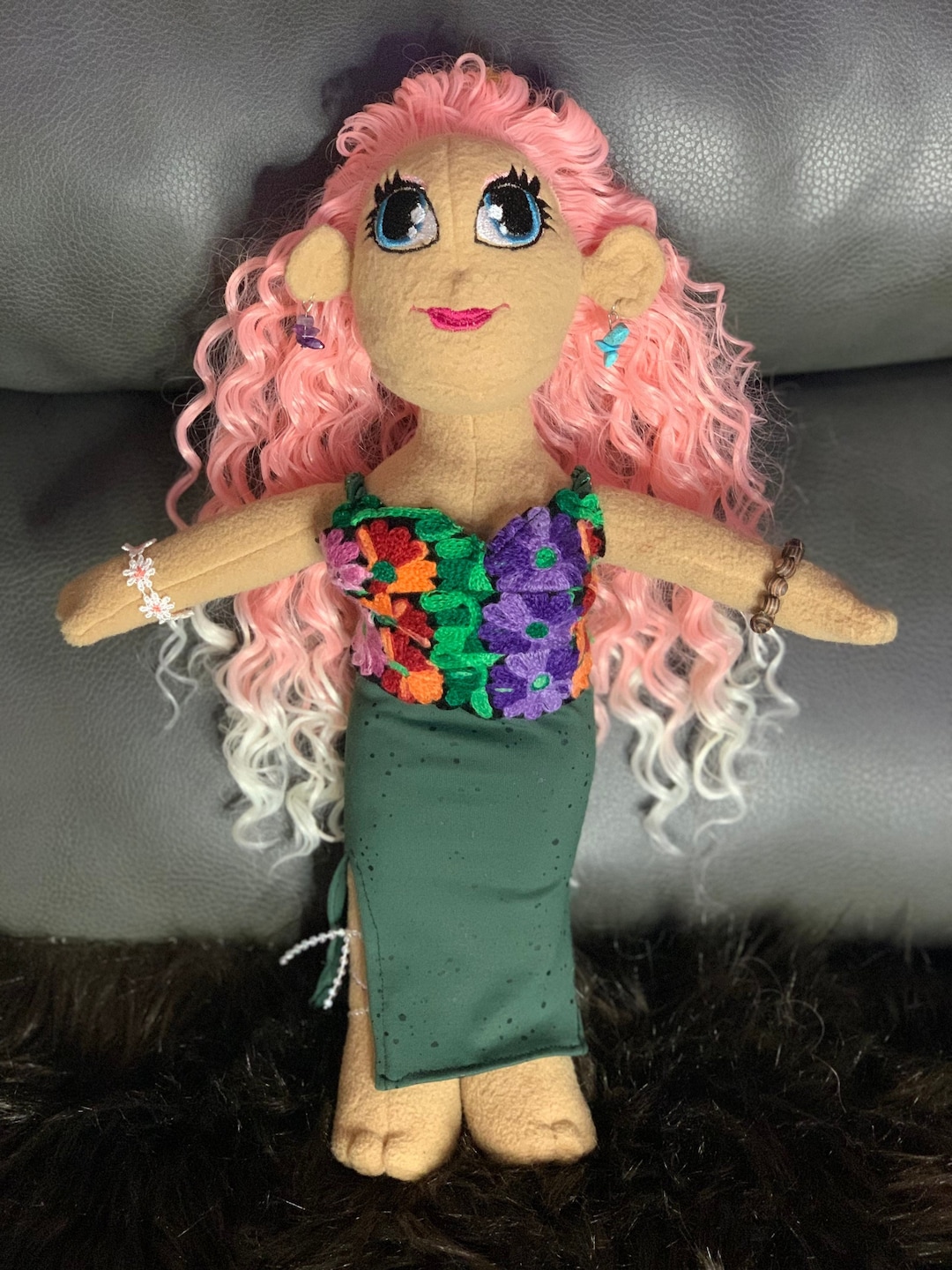 Magnolia the Earth Elemental Plush Doll - Etsy